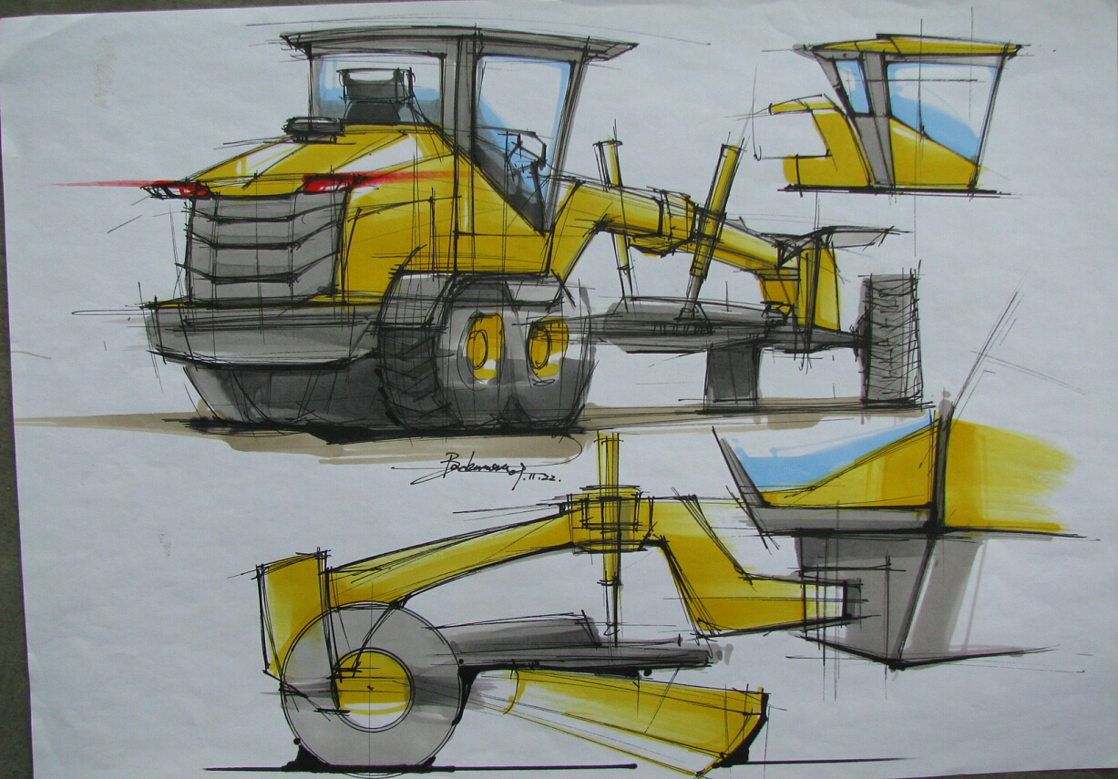 construction machinery design - 普象网