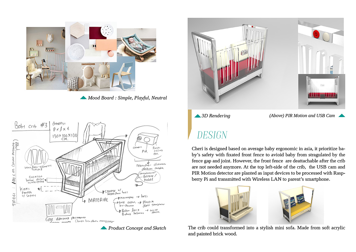 Chéri : Smart Baby Crib - 普象网