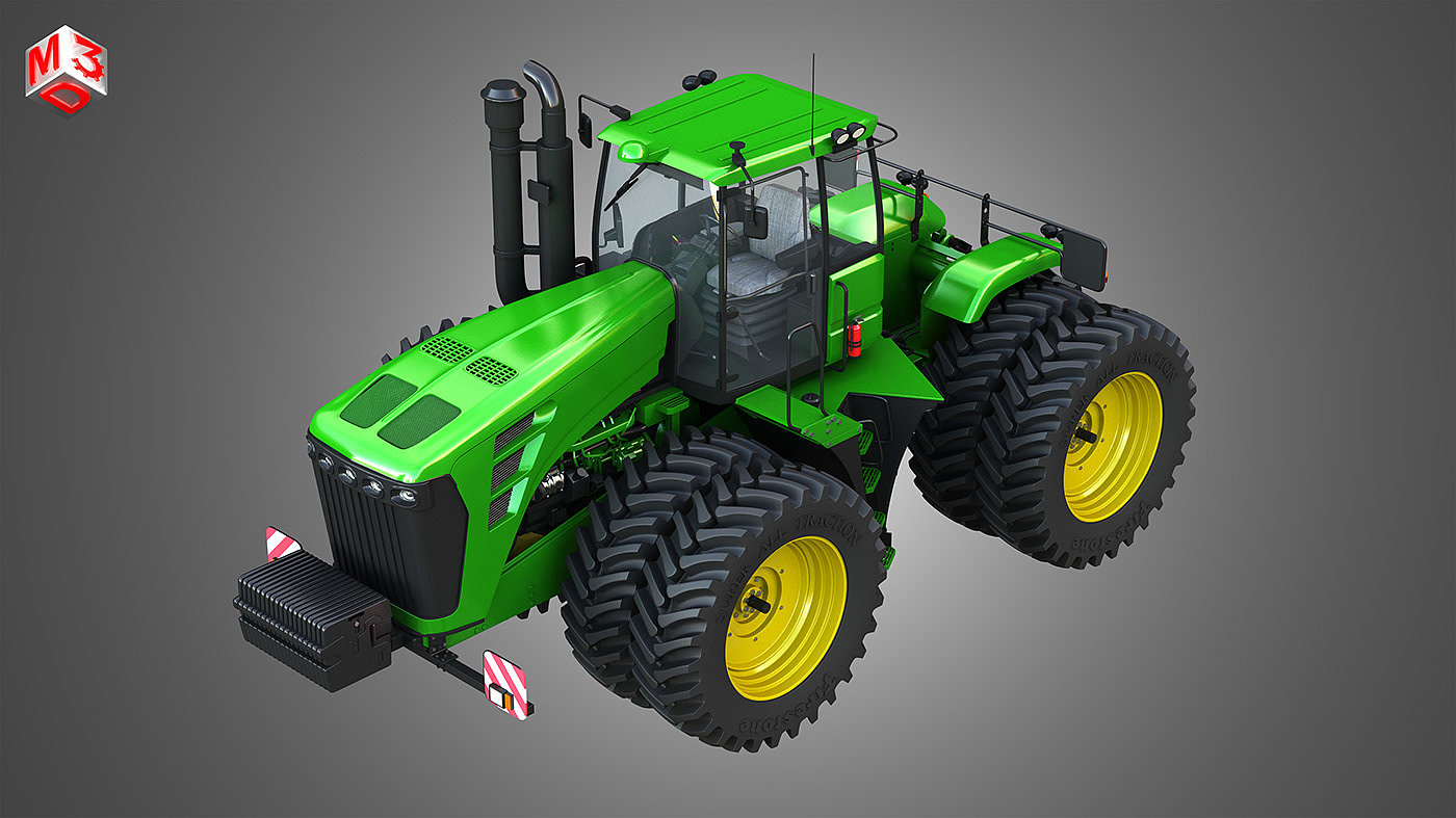 9230 Articulated Tractor 3D model - 普象网
