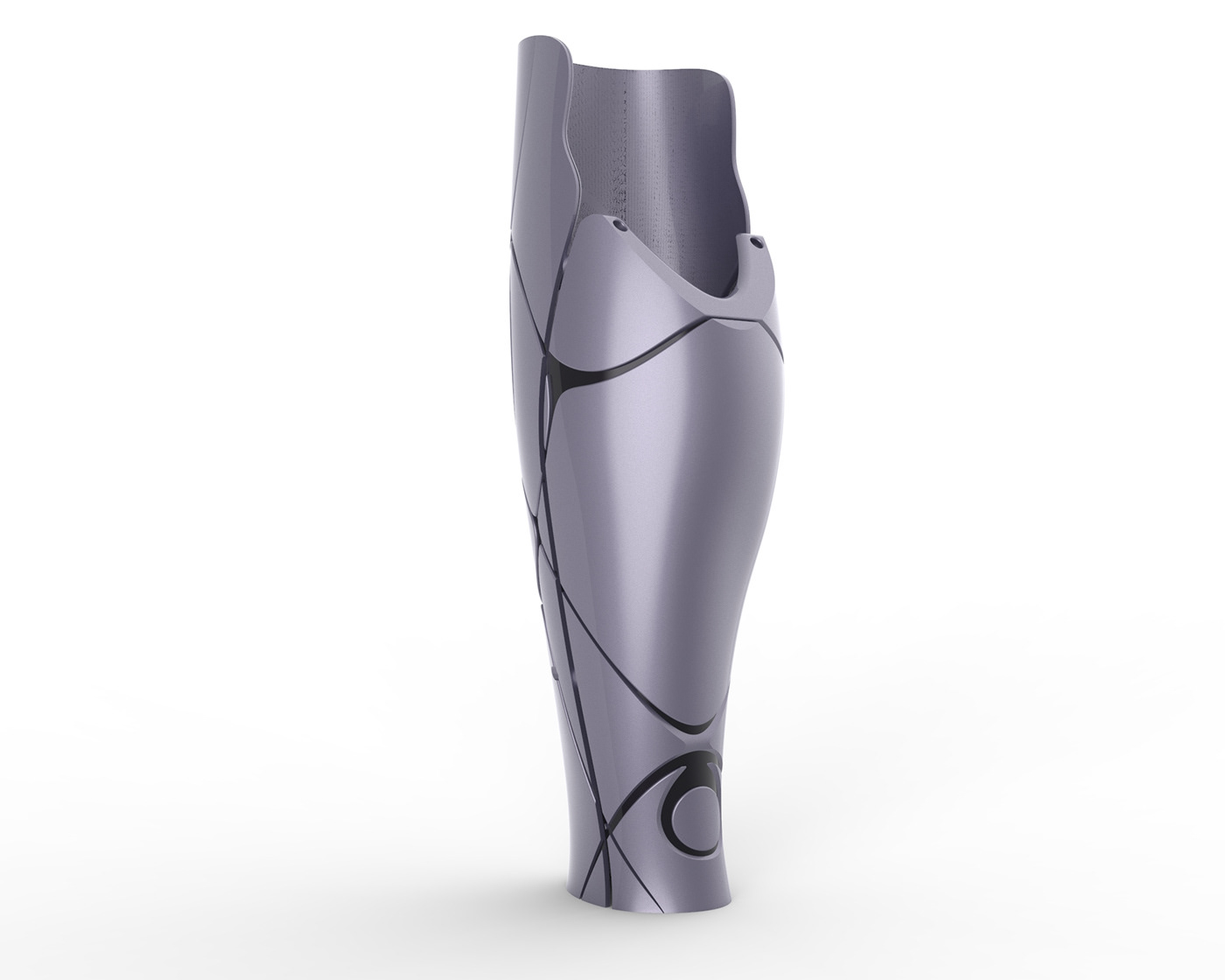 Customized 3D Printed prosthetic leg cover 5 - 普象网