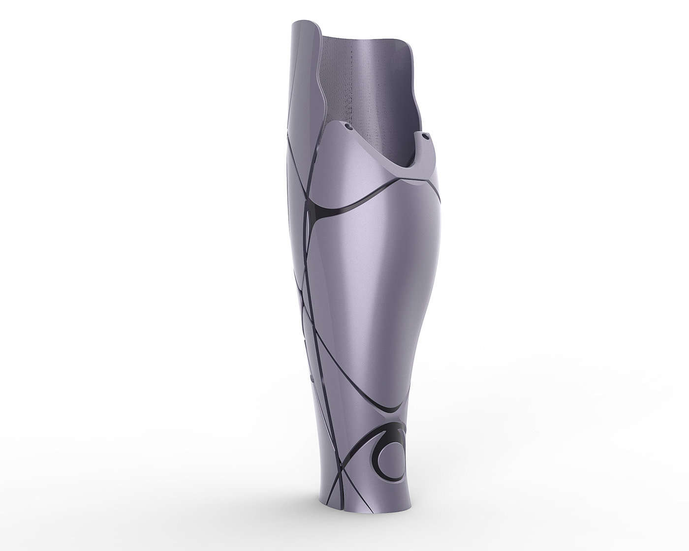 Customized 3D Printed prosthetic leg cover 5 - 普象网