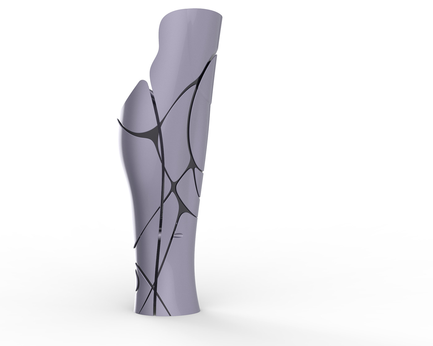 Customized 3D Printed prosthetic leg cover 5 - 普象网