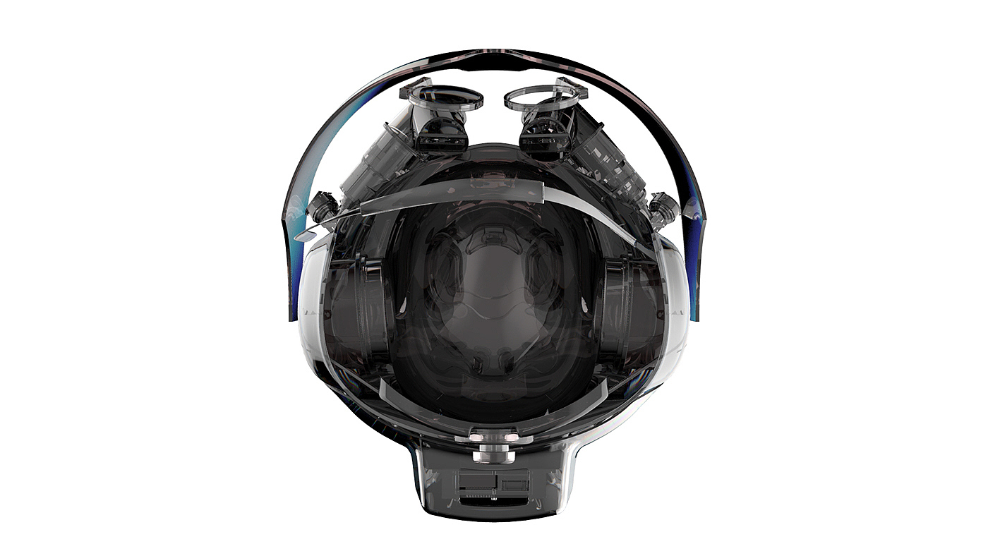 Combat Helicopter HUD Helmet Design Concept - 普象网
