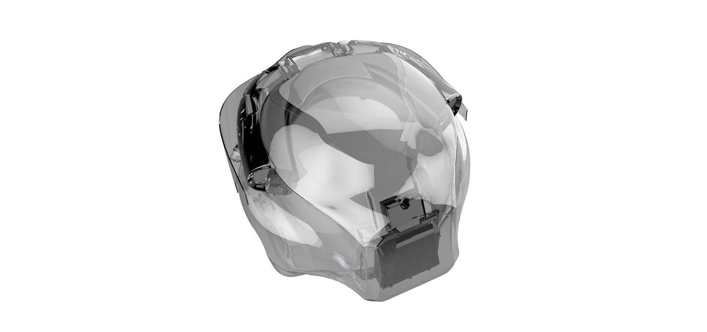 Combat Helicopter HUD Helmet Design Concept - 普象网