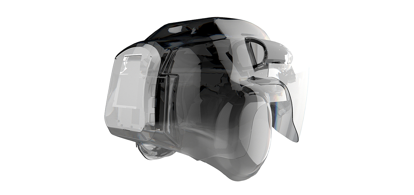 Combat Helicopter HUD Helmet Design Concept - 普象网