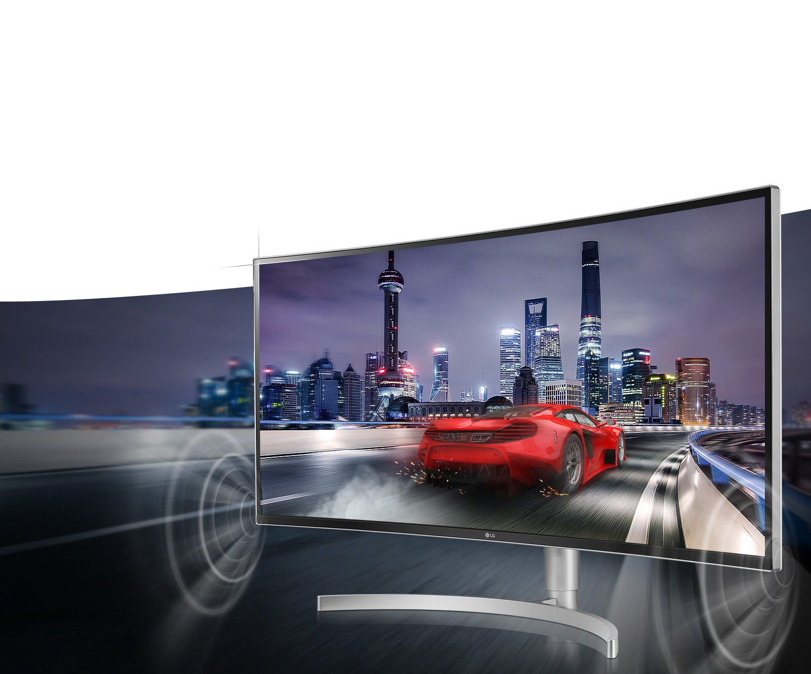 LG HDR10 曲面超宽屏显示器 38WK95C-W - 普象网