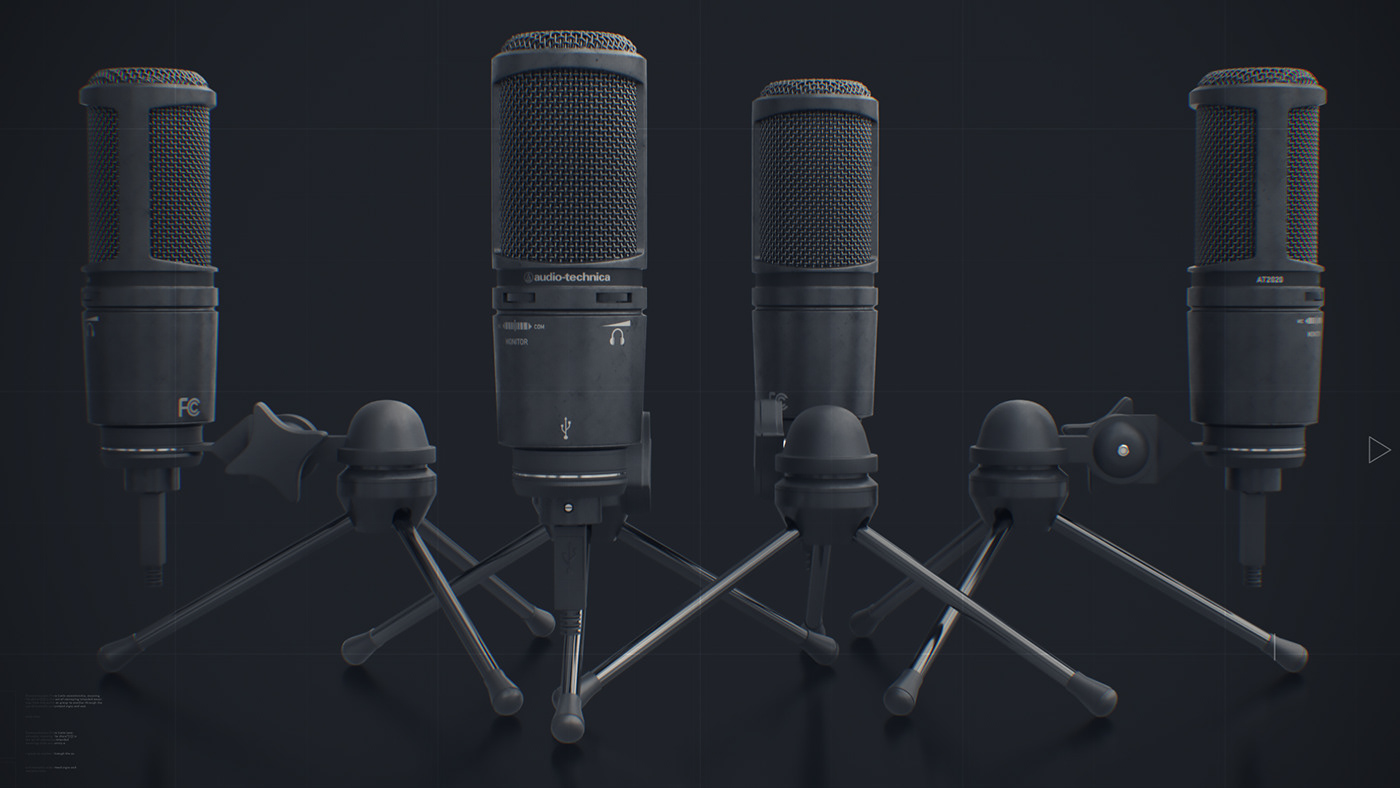 AT 2020 Studio Microphone | CGI - 普象网