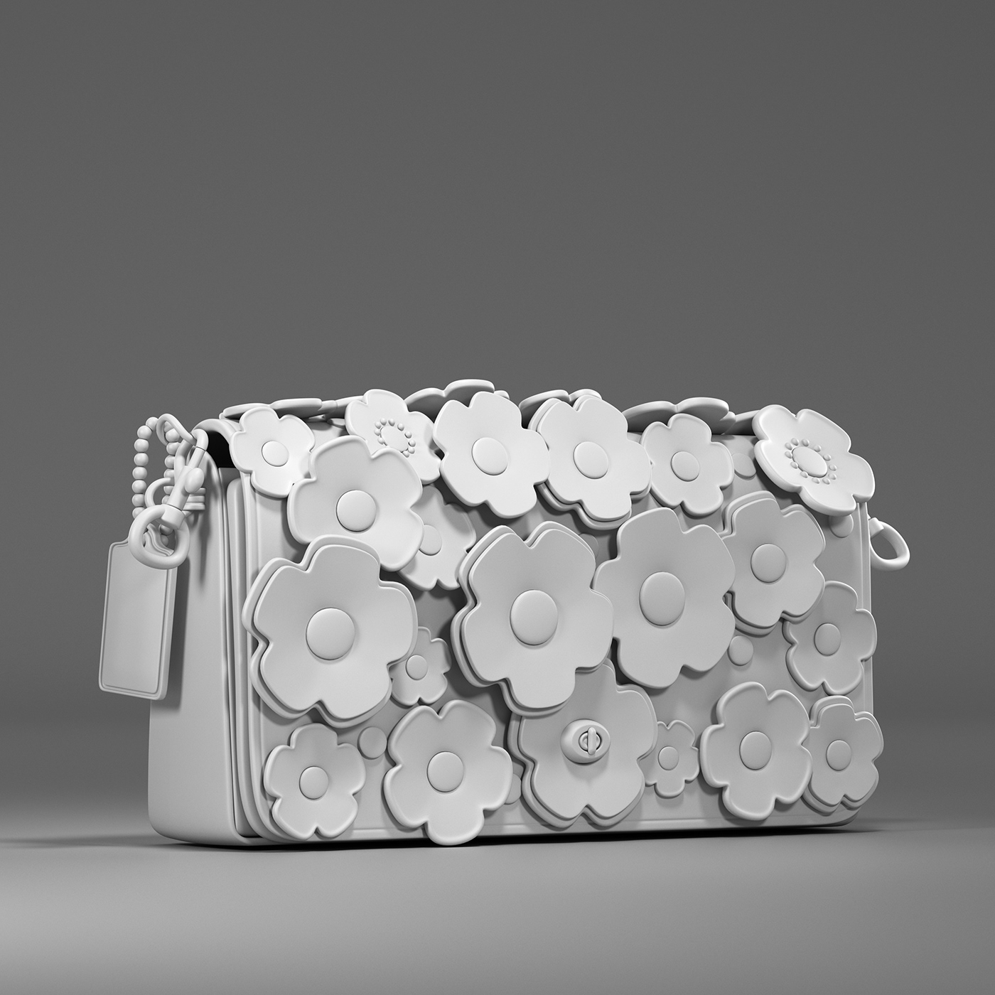 “Coach Dinky Tea Rose Handbag” (CGI) - 普象网