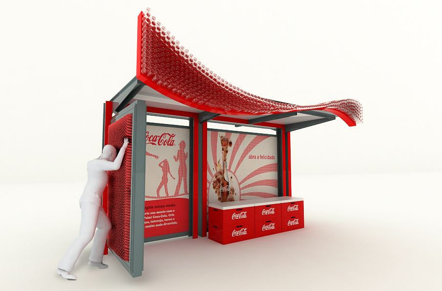 Coca-Cola Bus stop - 普象网