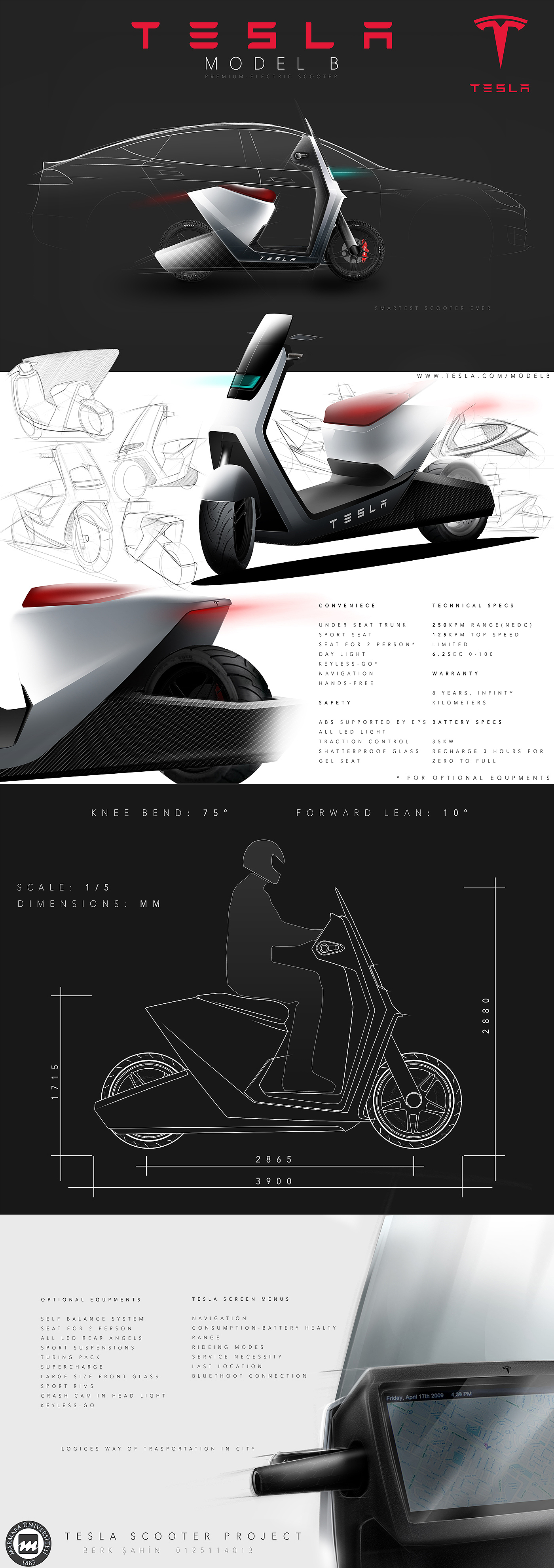 Tesla Scooter Design - 普象网