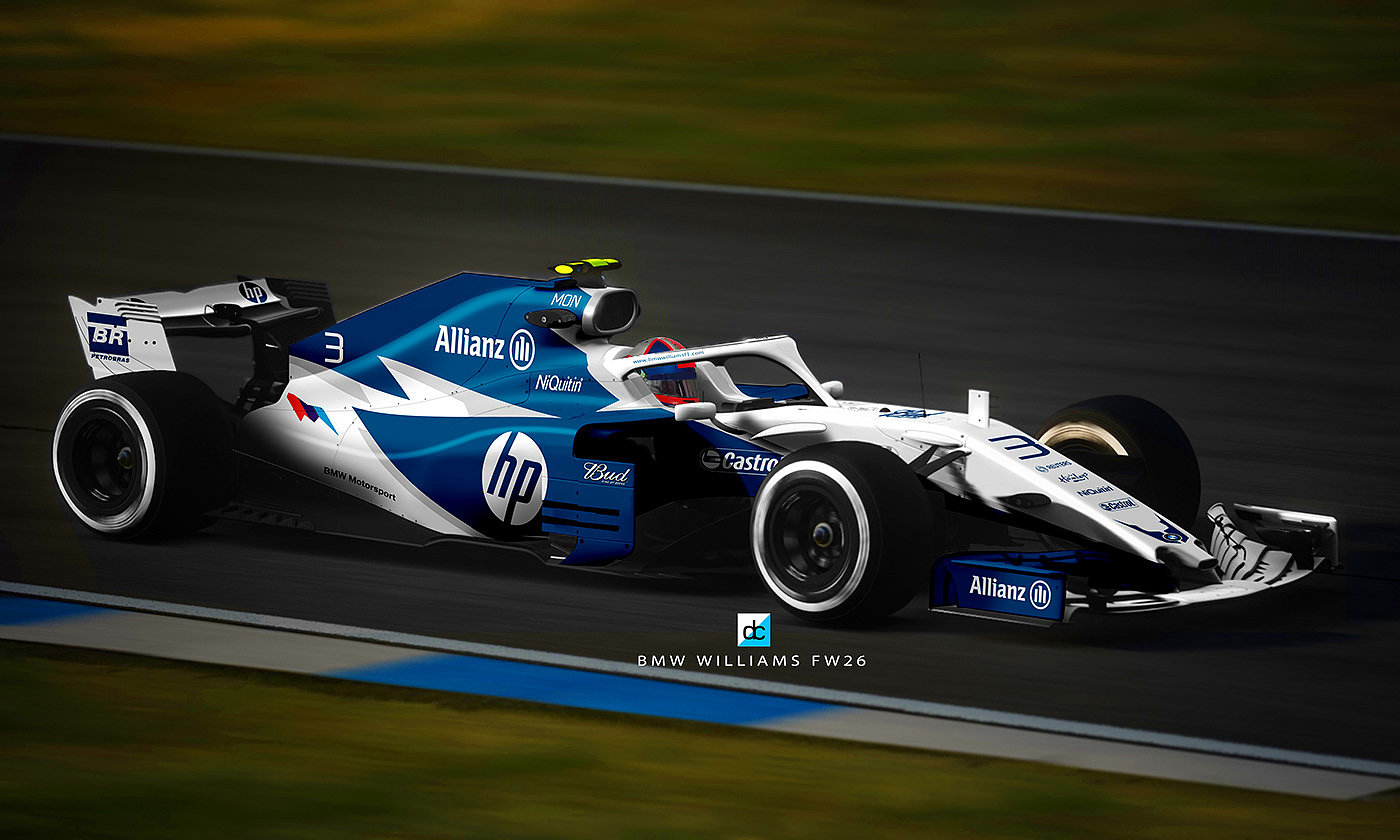 Re-Imagined: BMW Williams FW26 livery - 普象网
