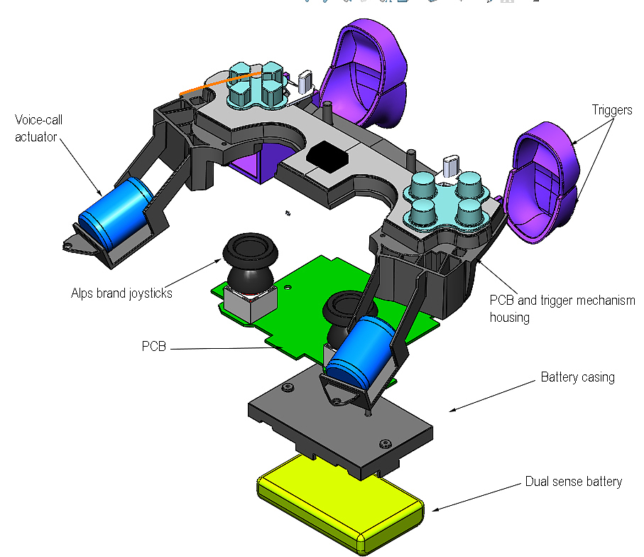 PlayStation 5 DualSense controller CAD model - 普象网