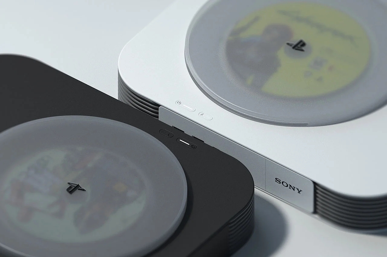 这个PLAYSTATION 6概念是索尼可能在不久的将来设计的一款极简游戏机~ - 普象网