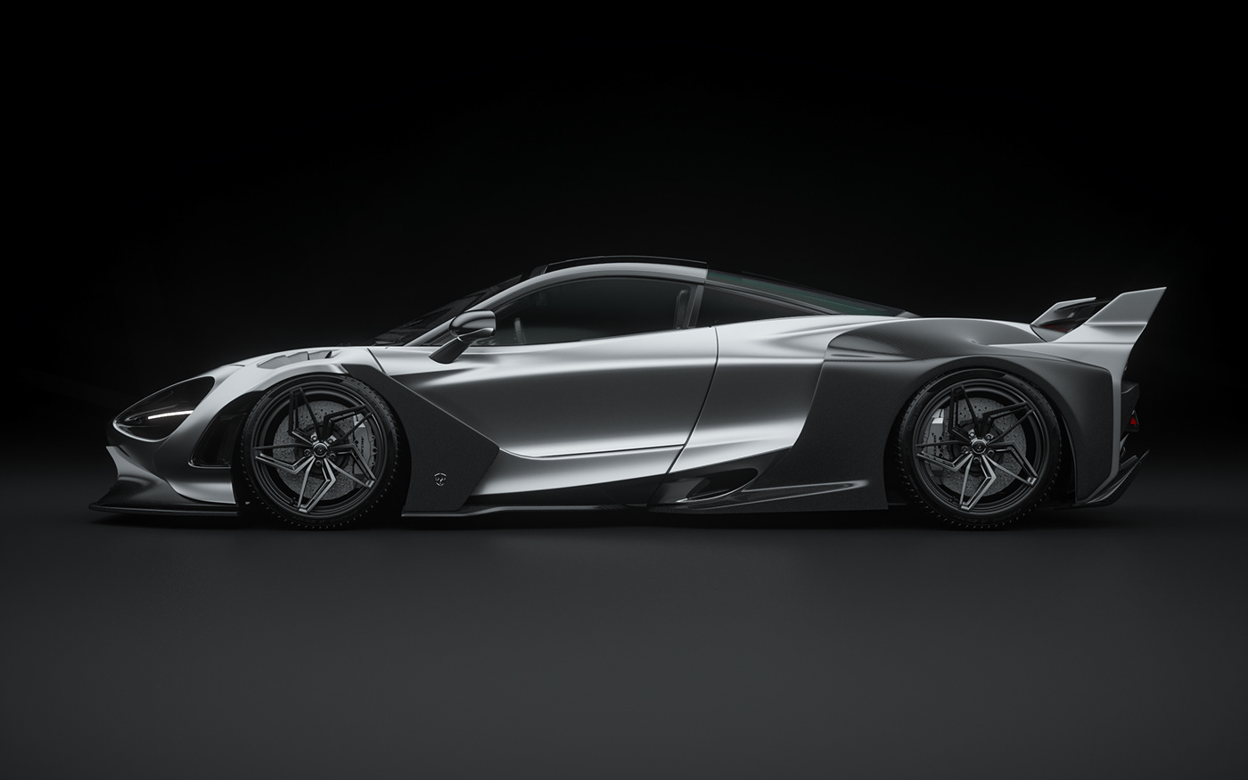 Mclaren 720s WIDE BODYKIT Black Series - 普象网