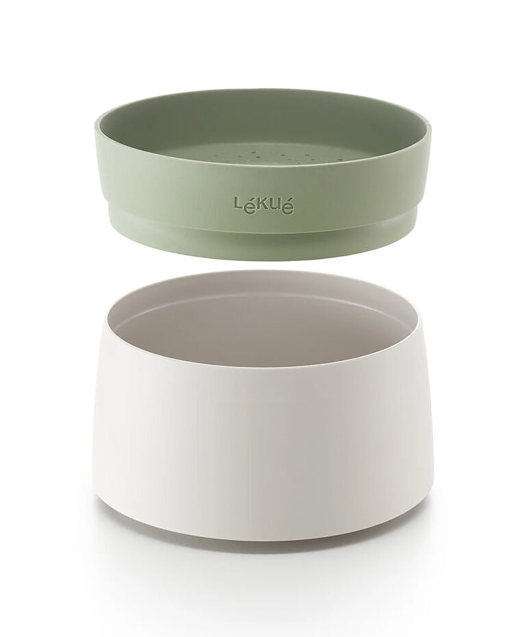 Container Cookware Embossed / Debossed Green Lekue Logo Matte Plastic ...