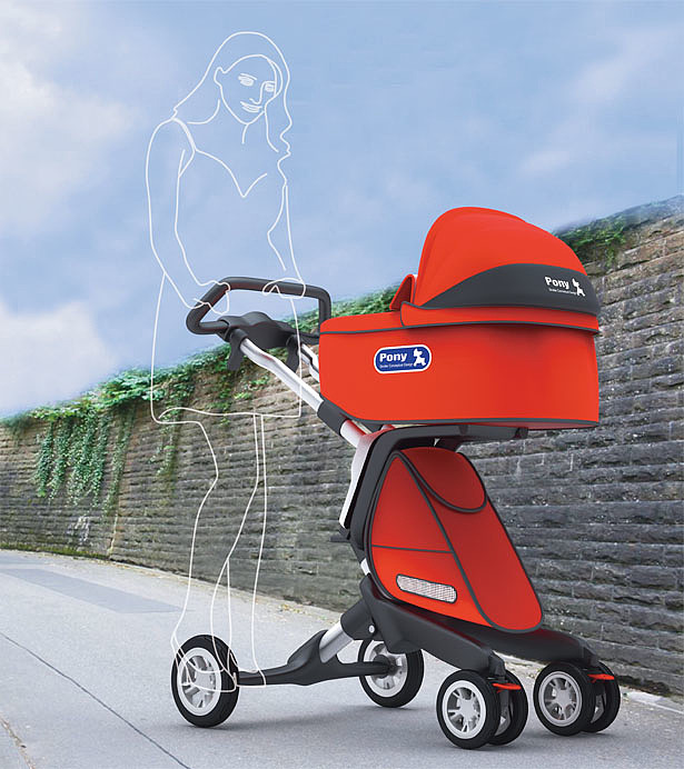 Pony Stroller by Zou Huan - 普象网