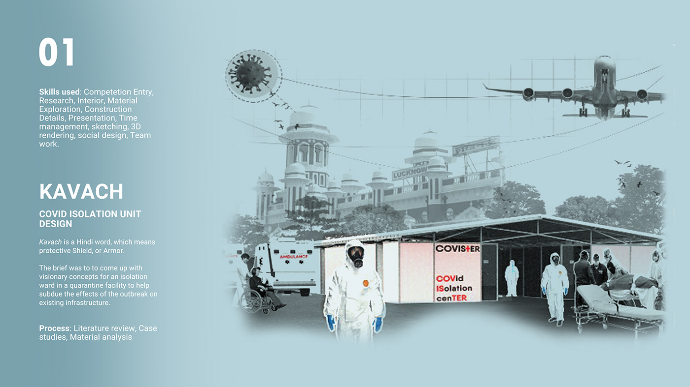KAVACH, Covid Isolation Unit Design - 普象网
