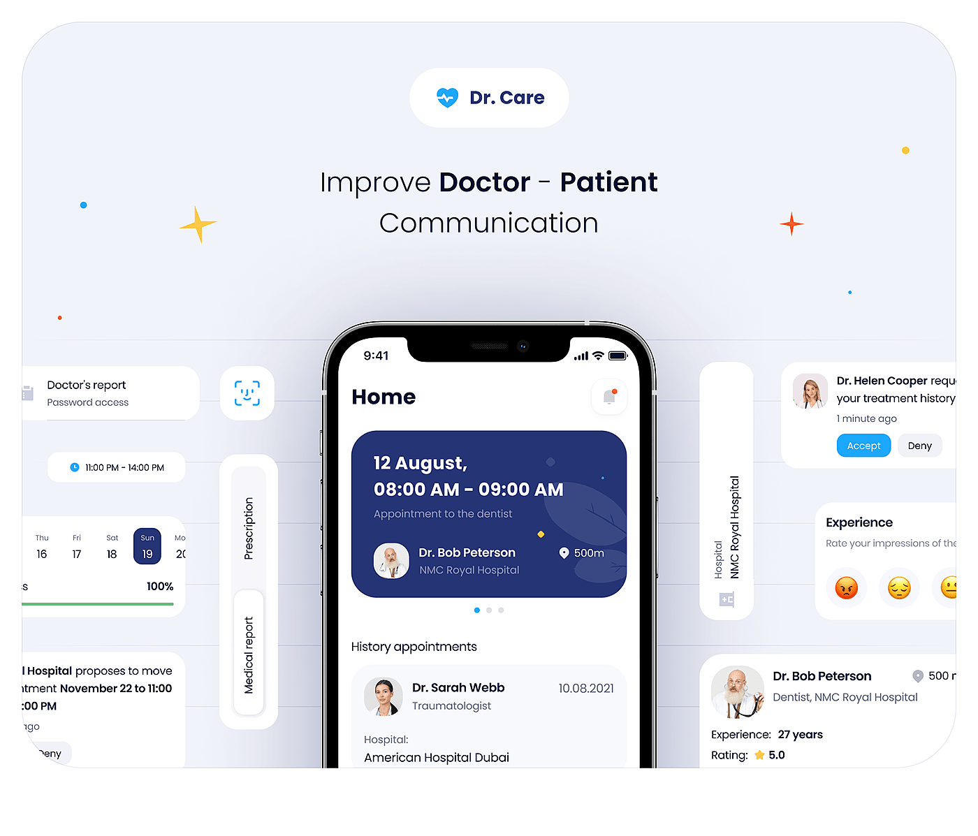 Dr. Care | Mobile App For Patients & CRM For Hospitals - 普象网
