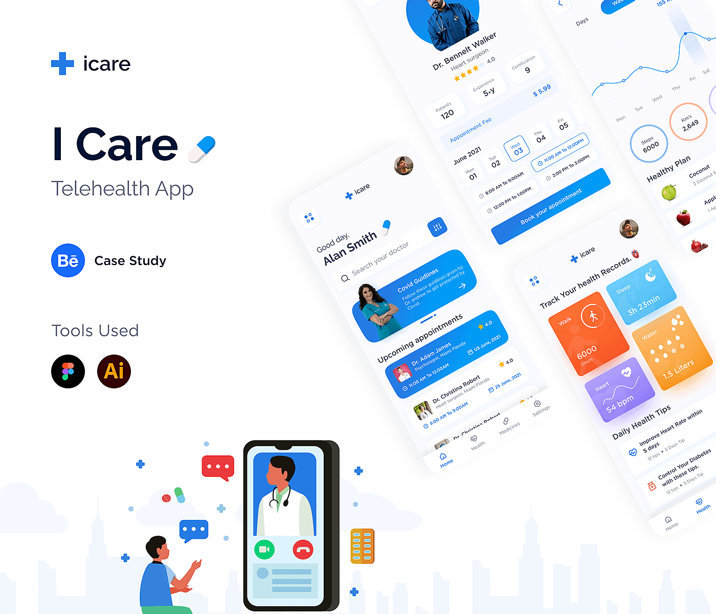 I Care Telehealth App Case Study - 普象网