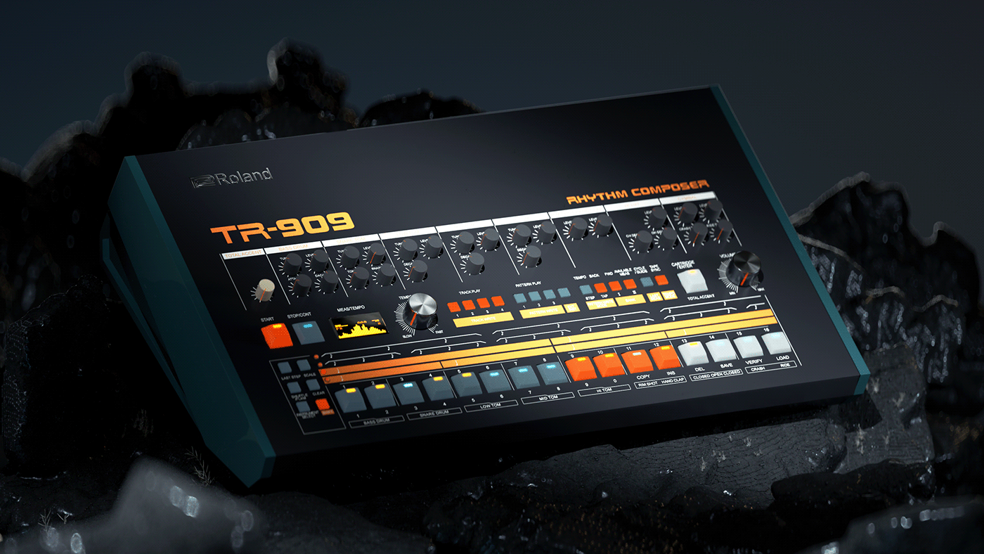 Roland TR-909，音乐里程碑后的又一新作~ - 普象网