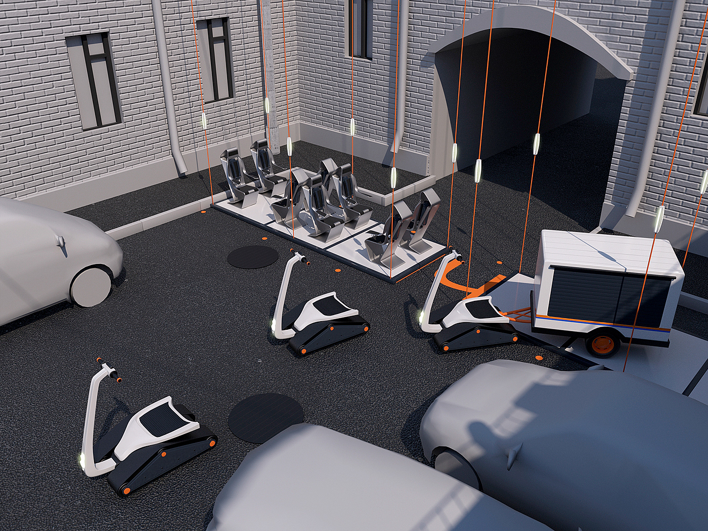 Monorail train 单轨列车，速度如飞一般的感觉~ - 普象网