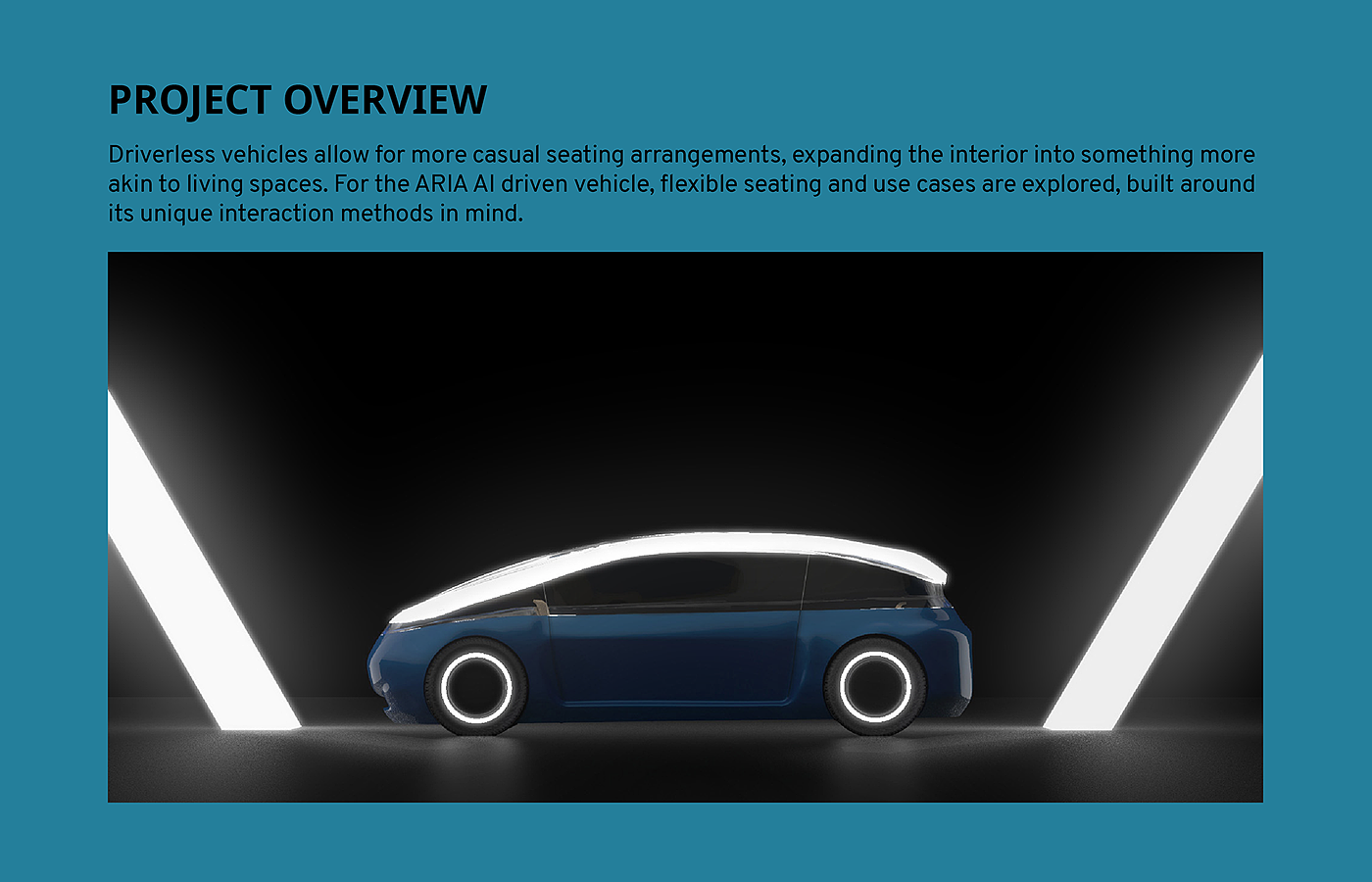 ARIA Driverless Vehicle - Interior Design - 普象网