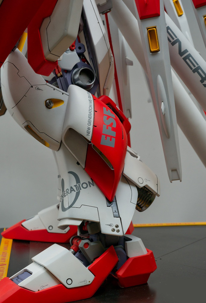 Color Accent Gundam Mechanical Part Line Red Robot Vent - 普象网