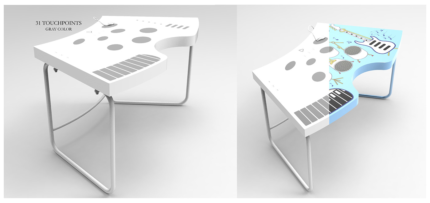 Interactive Musical Table for Cerebral Palsy Kids - 普象网