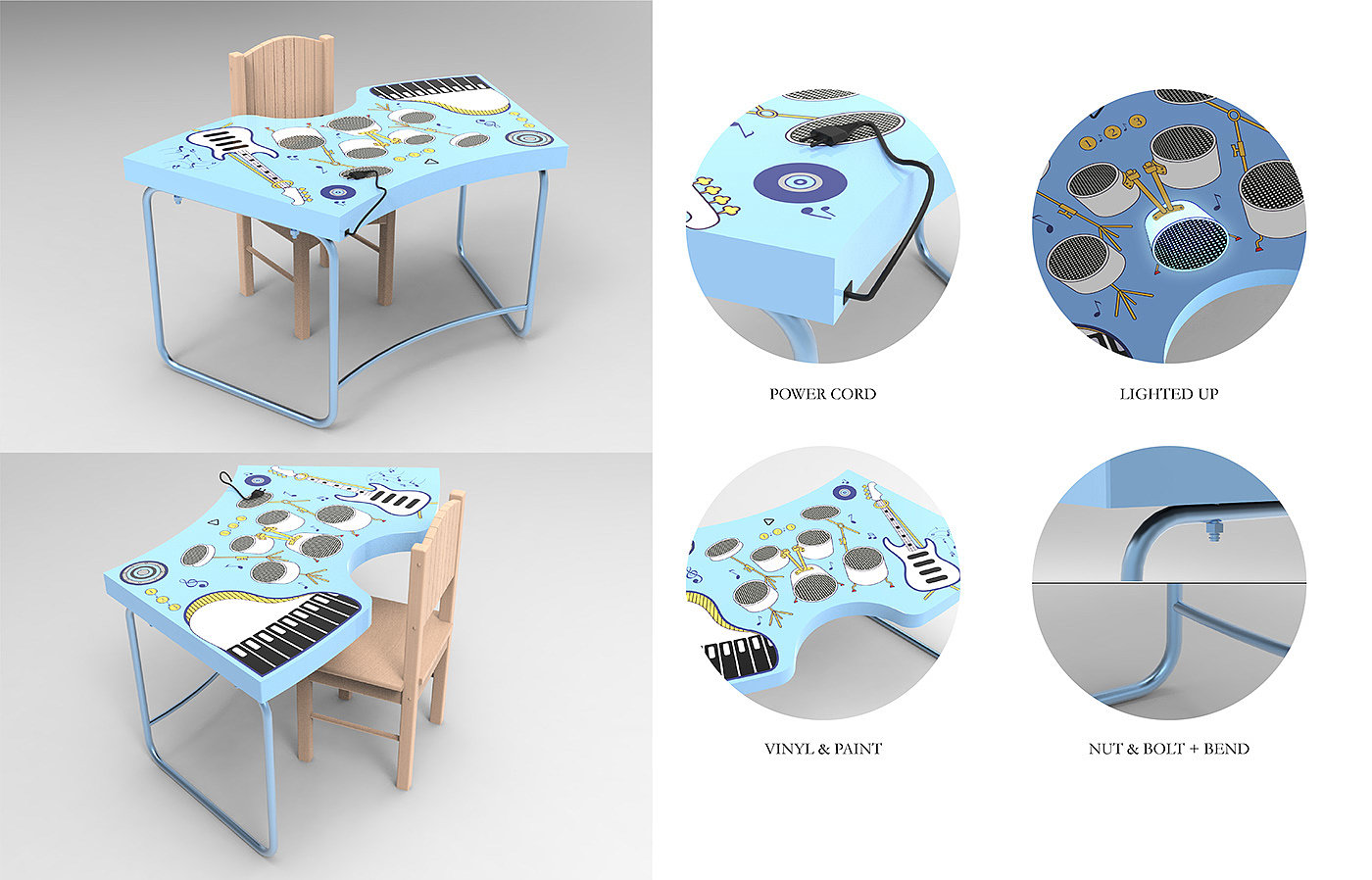 Interactive Musical Table for Cerebral Palsy Kids - 普象网