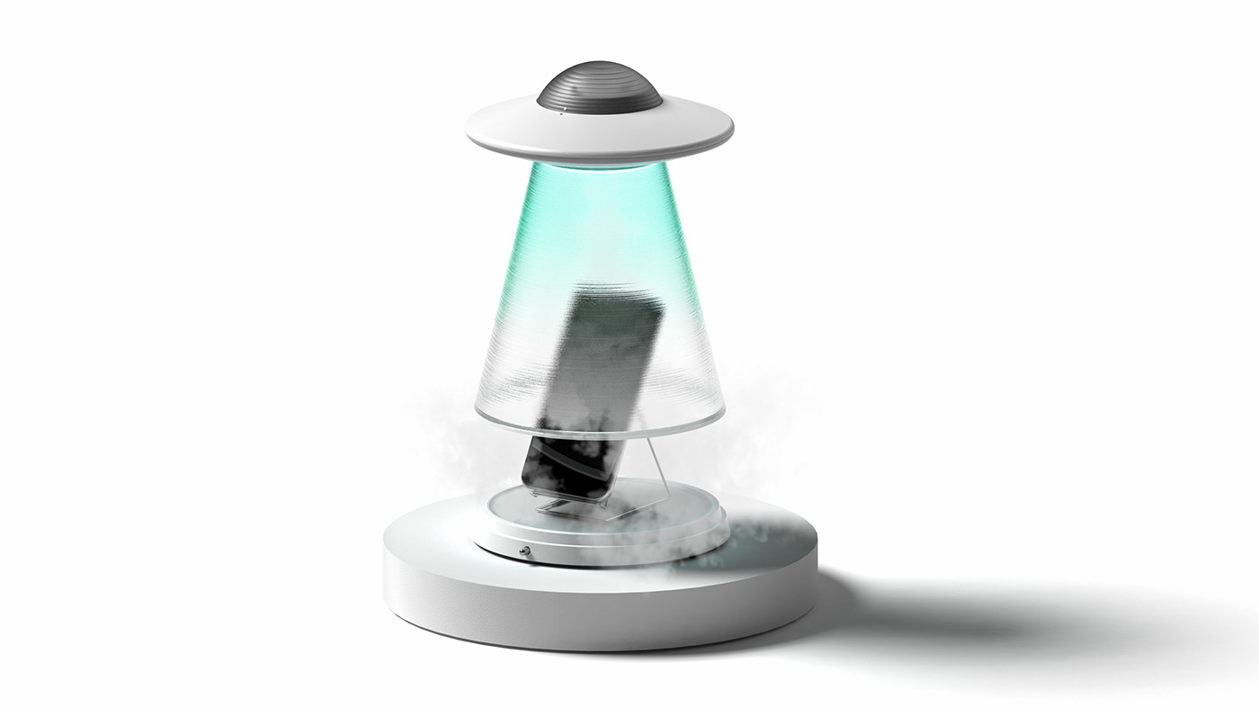 UFO_phone sterilizer - 普象网