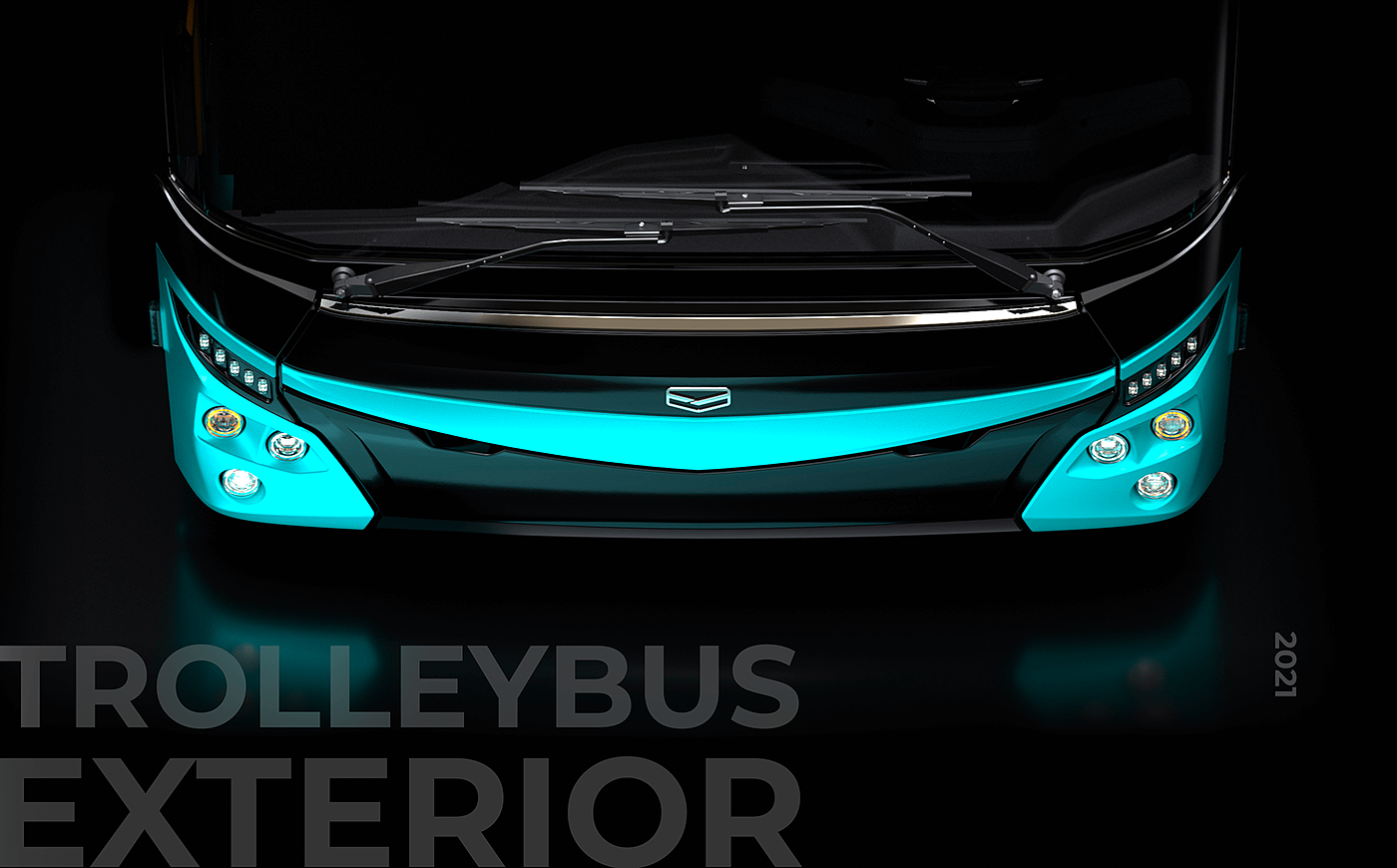 Trolley bus design for BKM - 普象网