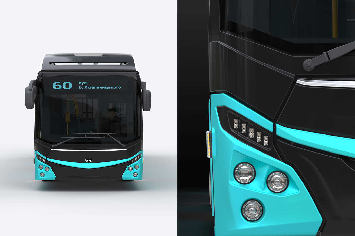 Trolley bus design for BKM - 普象网