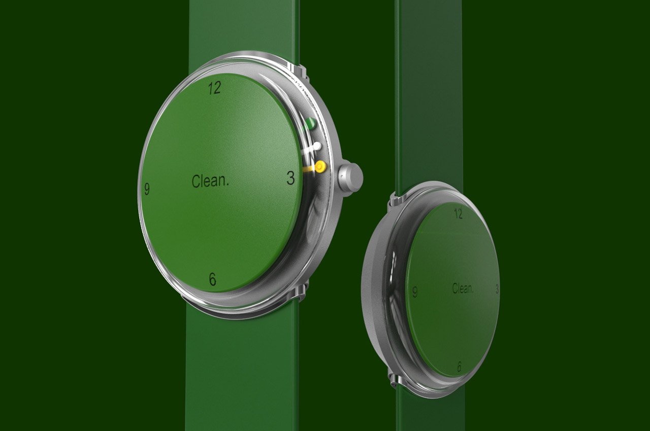 This clean looking watch design is tailormade ultra minimalists - 普象网