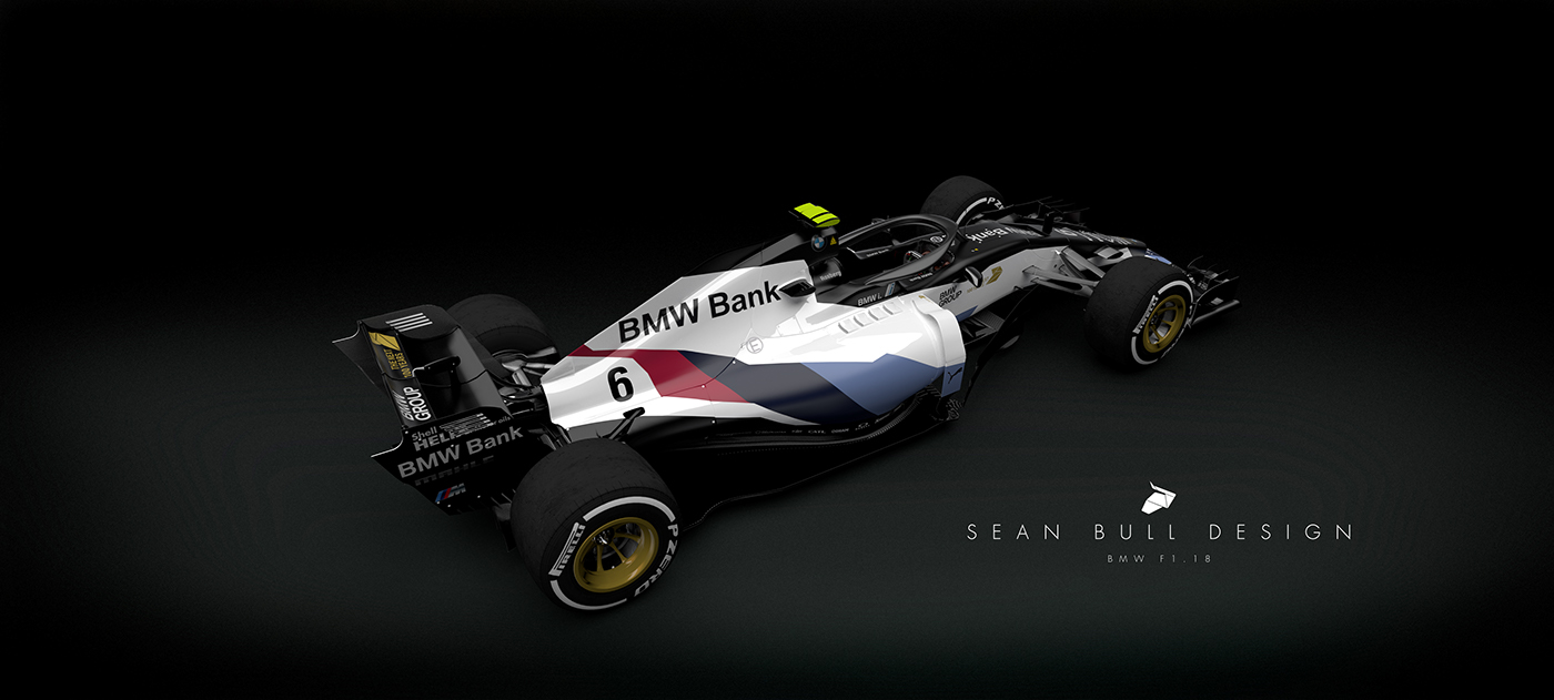 宝马F1 2018概念车系列 BMW F1 2018 Concept CAD Livery - 普象网