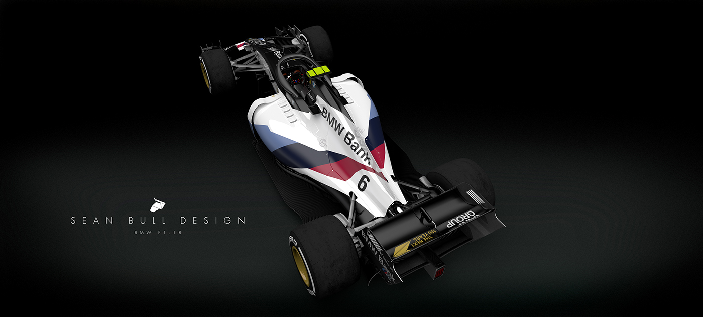 宝马F1 2018概念车系列 BMW F1 2018 Concept CAD Livery - 普象网