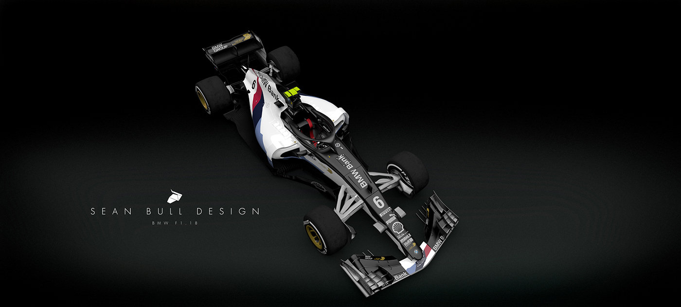 宝马F1 2018概念车系列 BMW F1 2018 Concept CAD Livery - 普象网