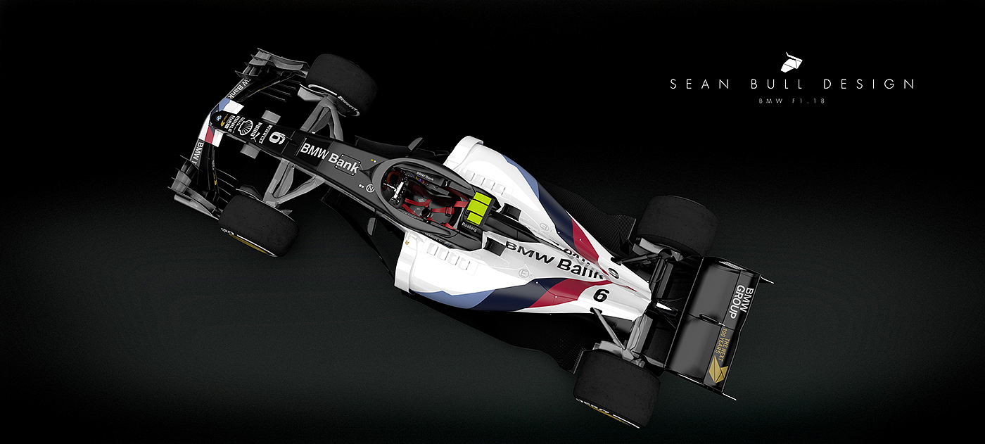宝马F1 2018概念车系列 BMW F1 2018 Concept CAD Livery - 普象网