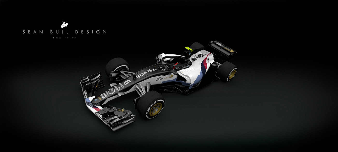 宝马F1 2018概念车系列 BMW F1 2018 Concept CAD Livery - 普象网