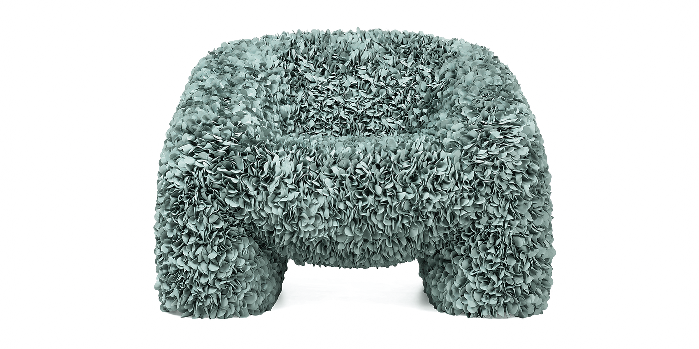 Andrés Reisinger 为 Moooi 带来虚拟 Hortensia 椅子~ - 普象网