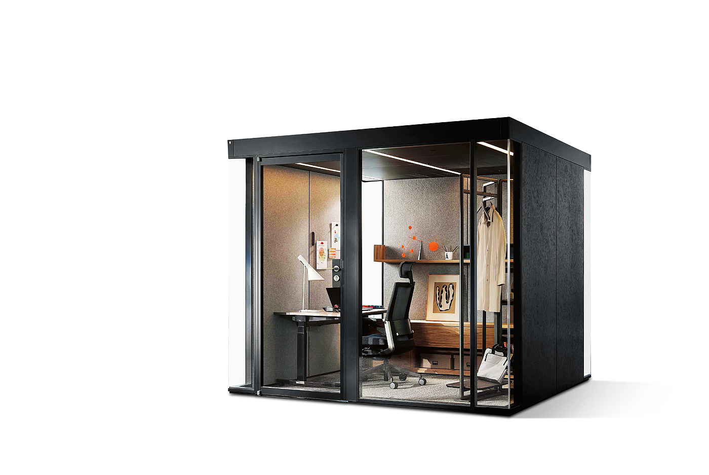 【2022 红点奖】SYSTEM BOOTH / 封闭式办公室 - 普象网