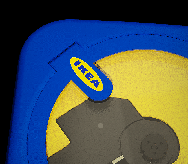 巫·单曲人生walkman CD随身听-蓝黄配色款-致敬宜家 - 普象网