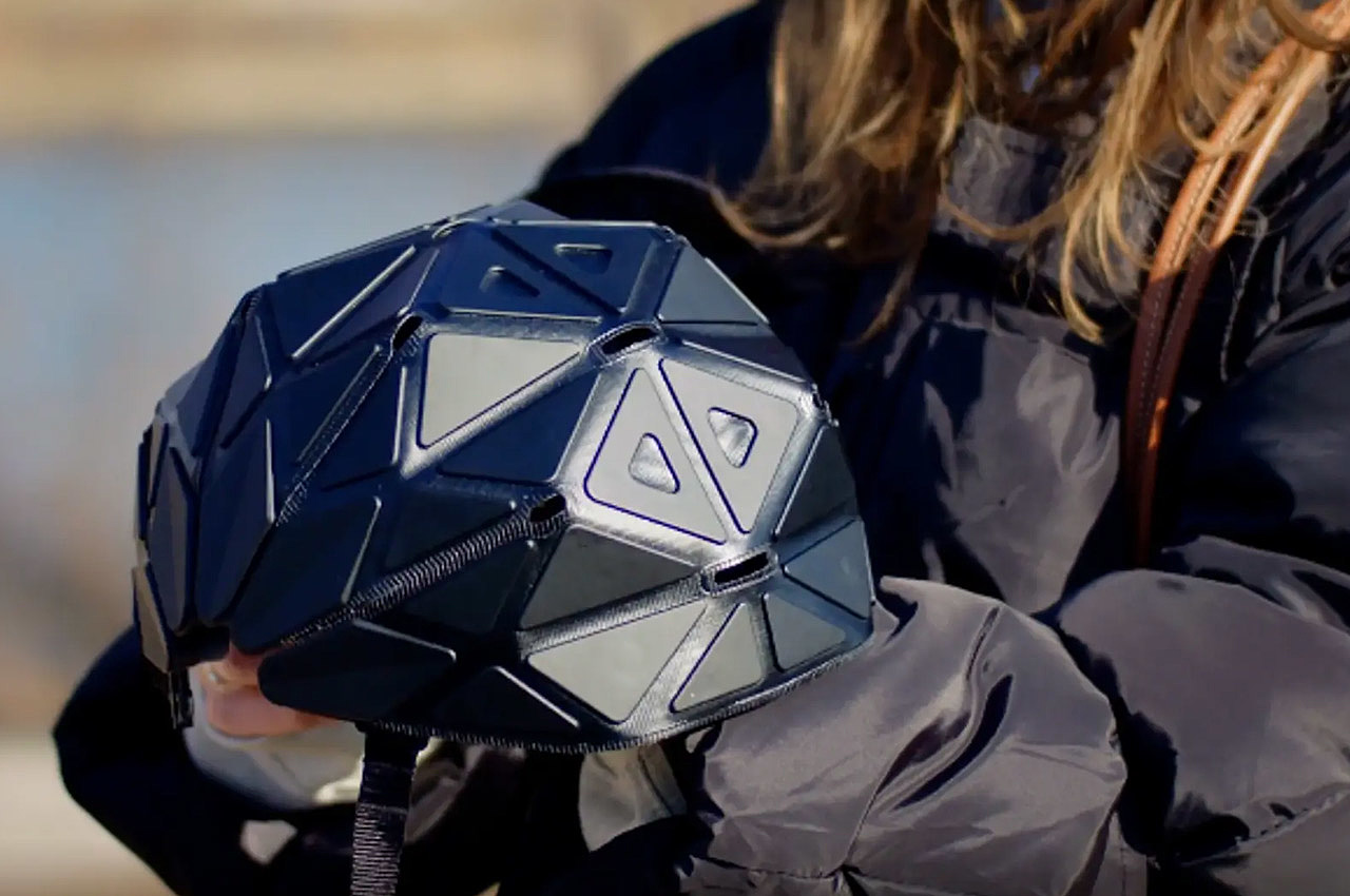 不占空间展开即用，Raba可折叠头盔你值得拥有！ - 普象网