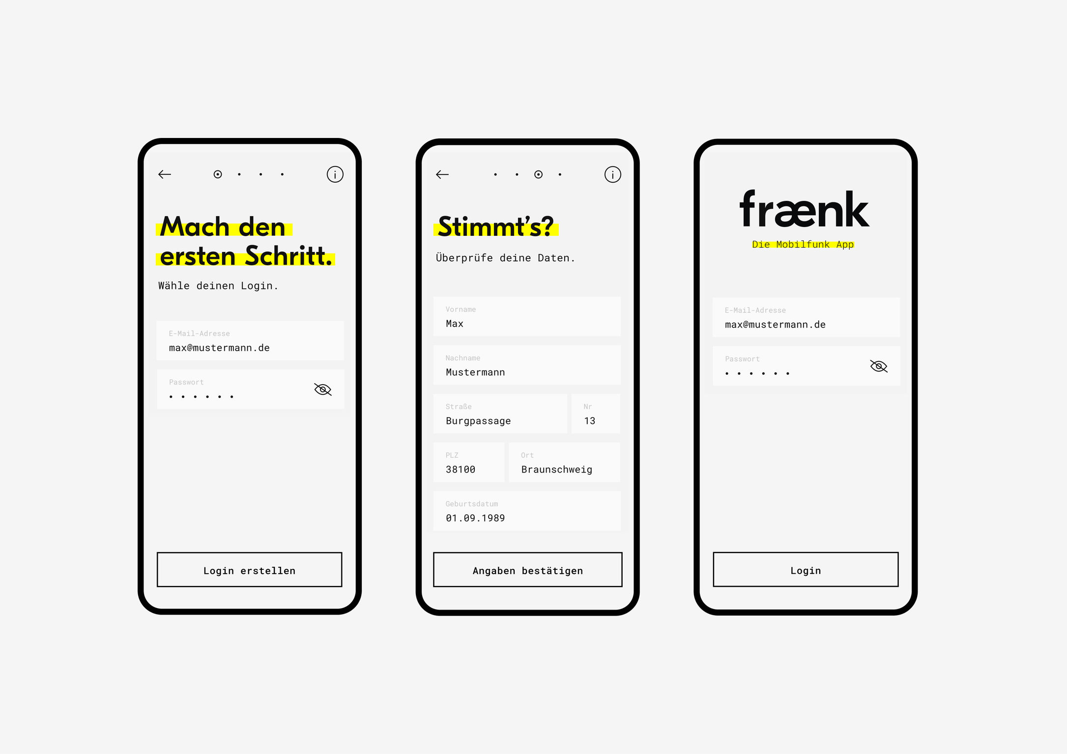 【2022年 iF设计奖】fraenk — the mobile plan app - 普象网
