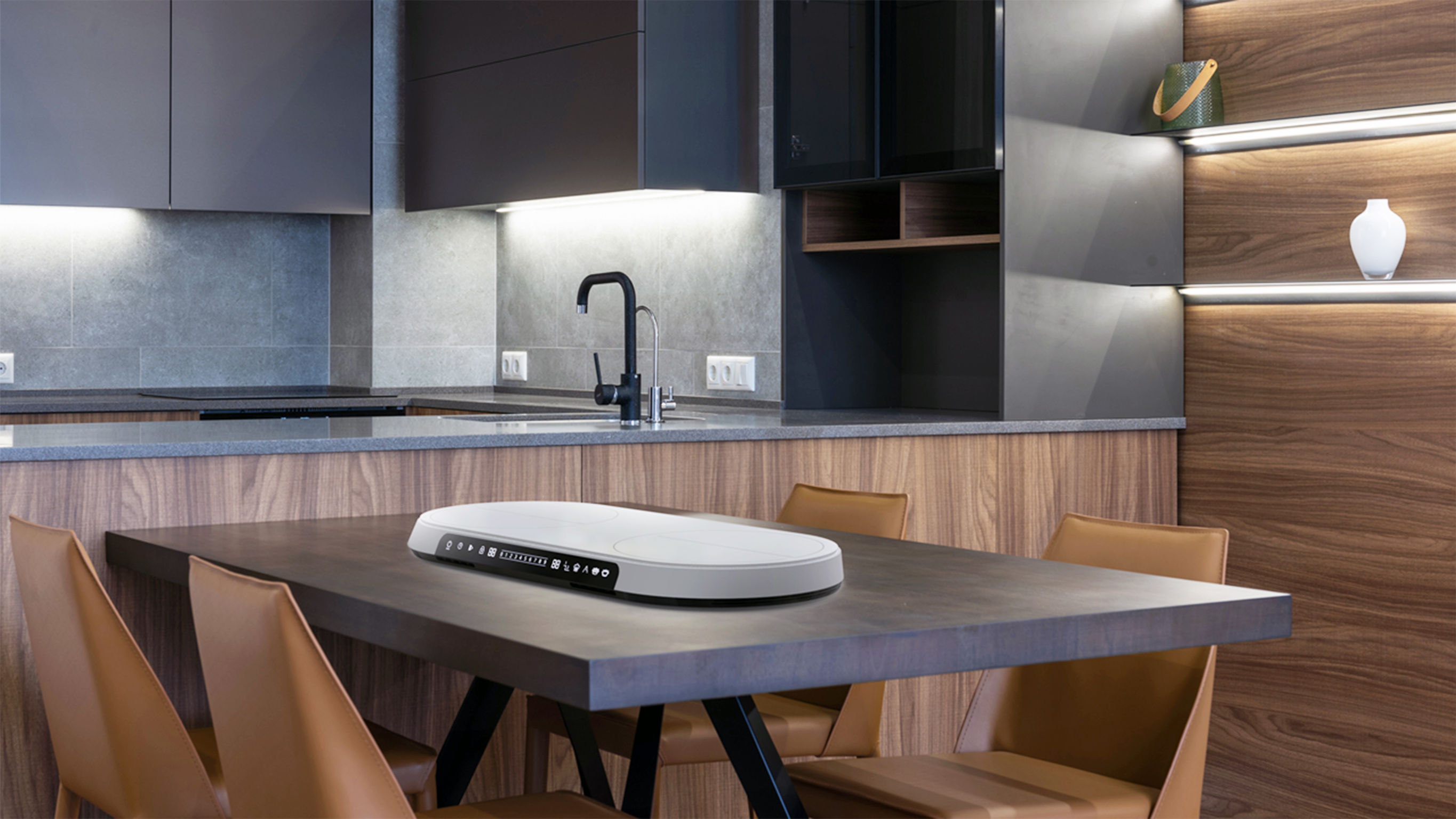 【2022年 iF设计奖】Induction cooker 2burner - 普象网