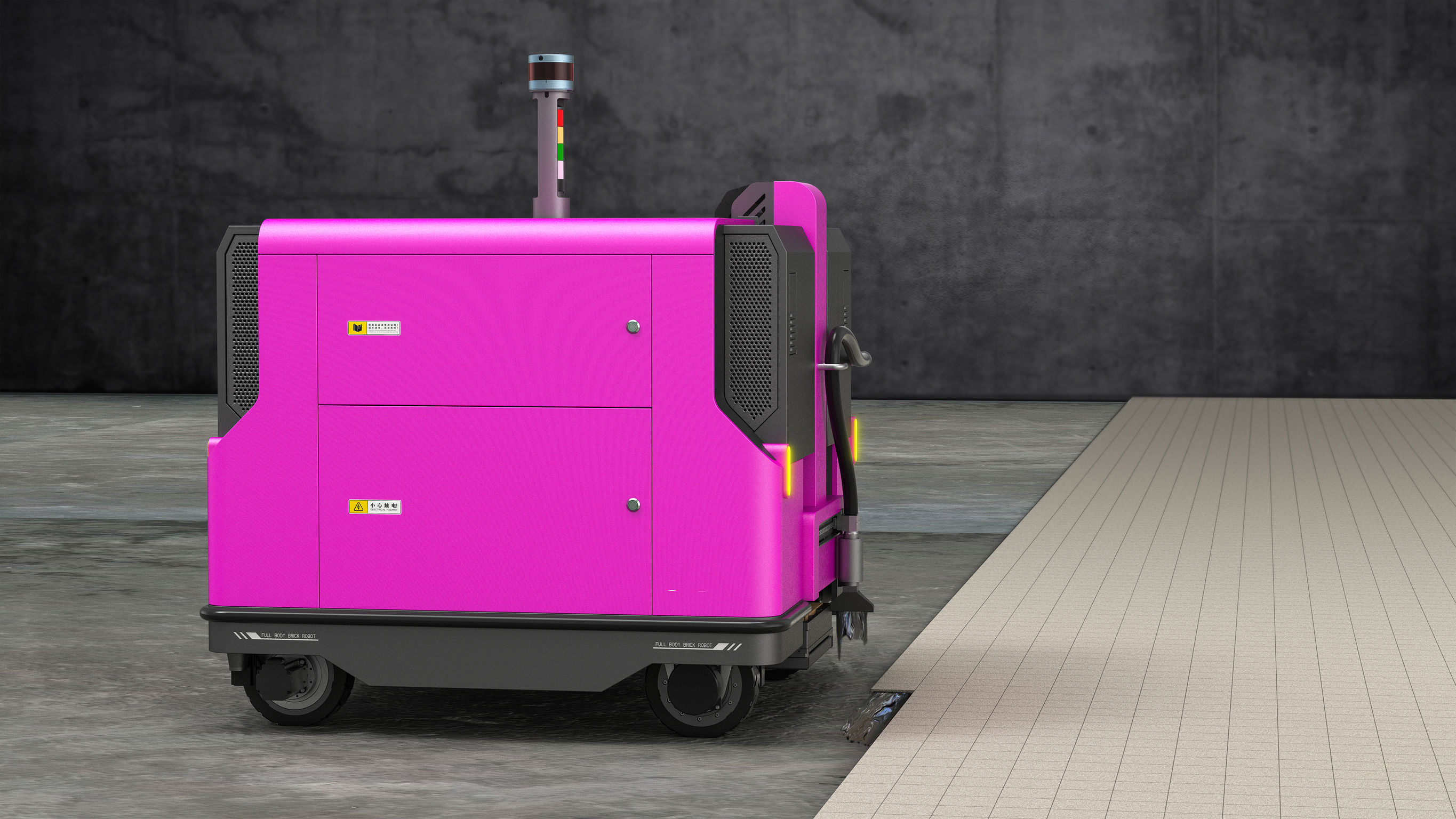 【2022年 iF设计奖】Garden Full-body Brick Paving robot BD-99 - 普象网