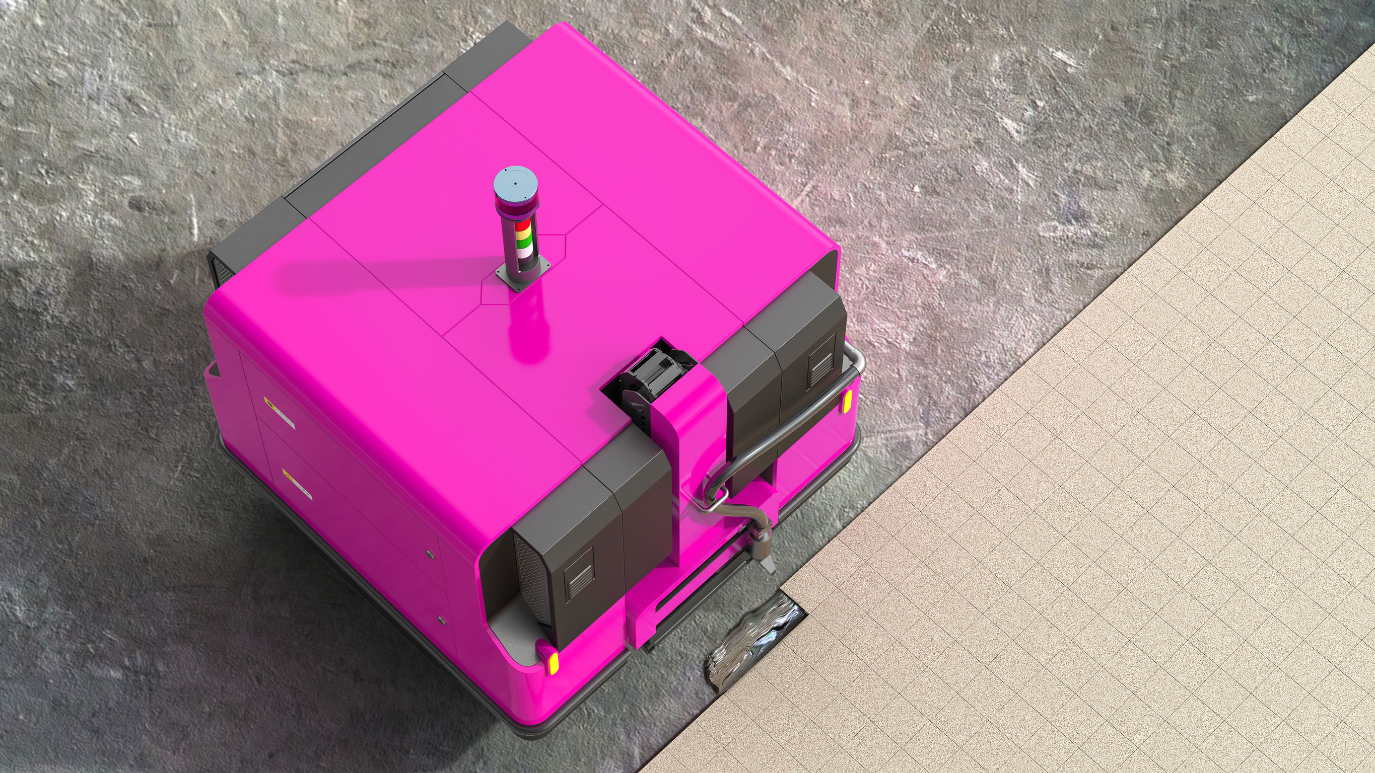 【2022年 iF设计奖】Garden Full-body Brick Paving robot BD-99 - 普象网