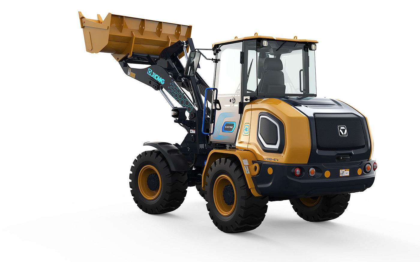 【2022年 iF设计奖】XC918-EV Electric Compact Wheel Loader - 普象网