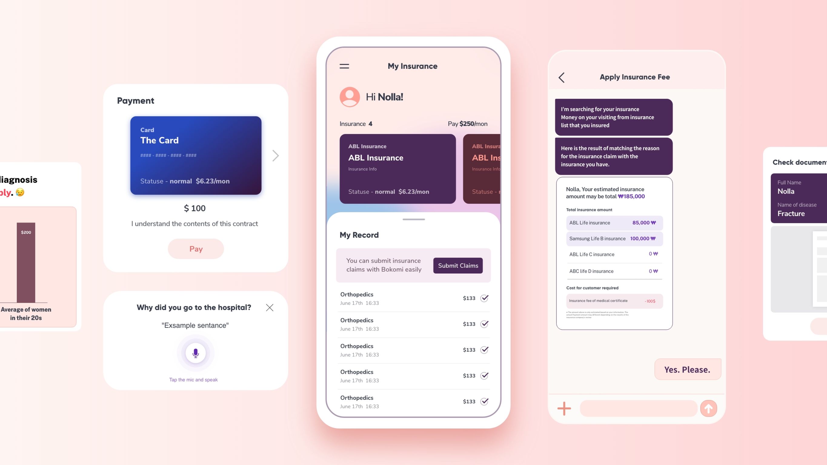 【2022年 iF设计奖】BOKOMI (Data-driven Personalized Insurance Claims App) - 普象网