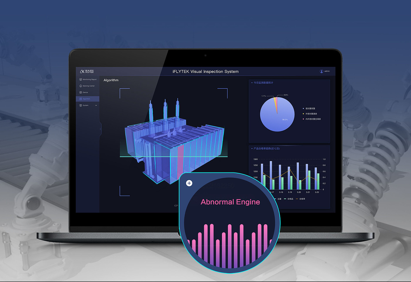 【2022年 iF设计奖】iFLYTEK Visual Inspection System - 普象网