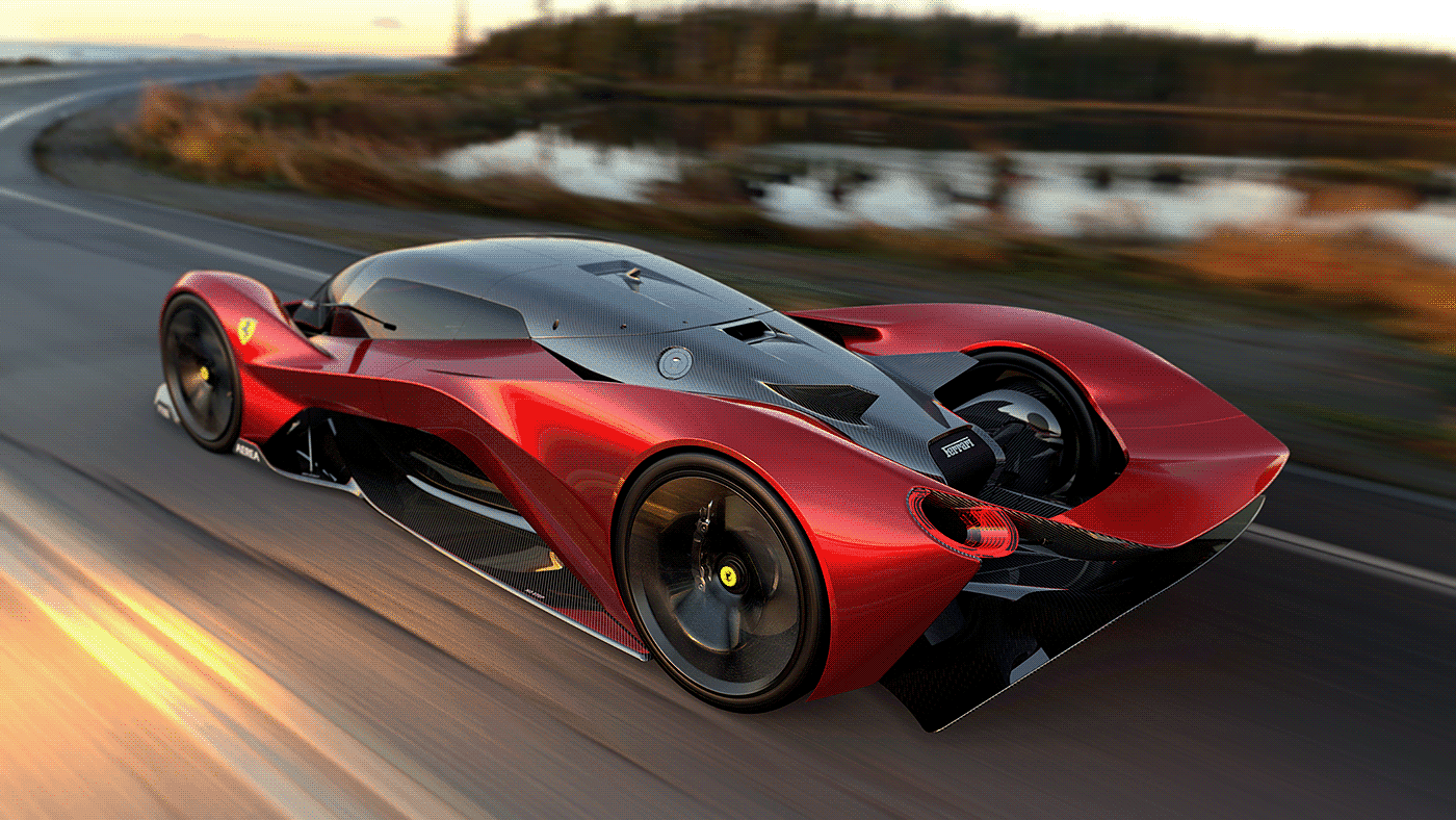 速度的极致代表——法拉利 F100 Aerea - 普象网